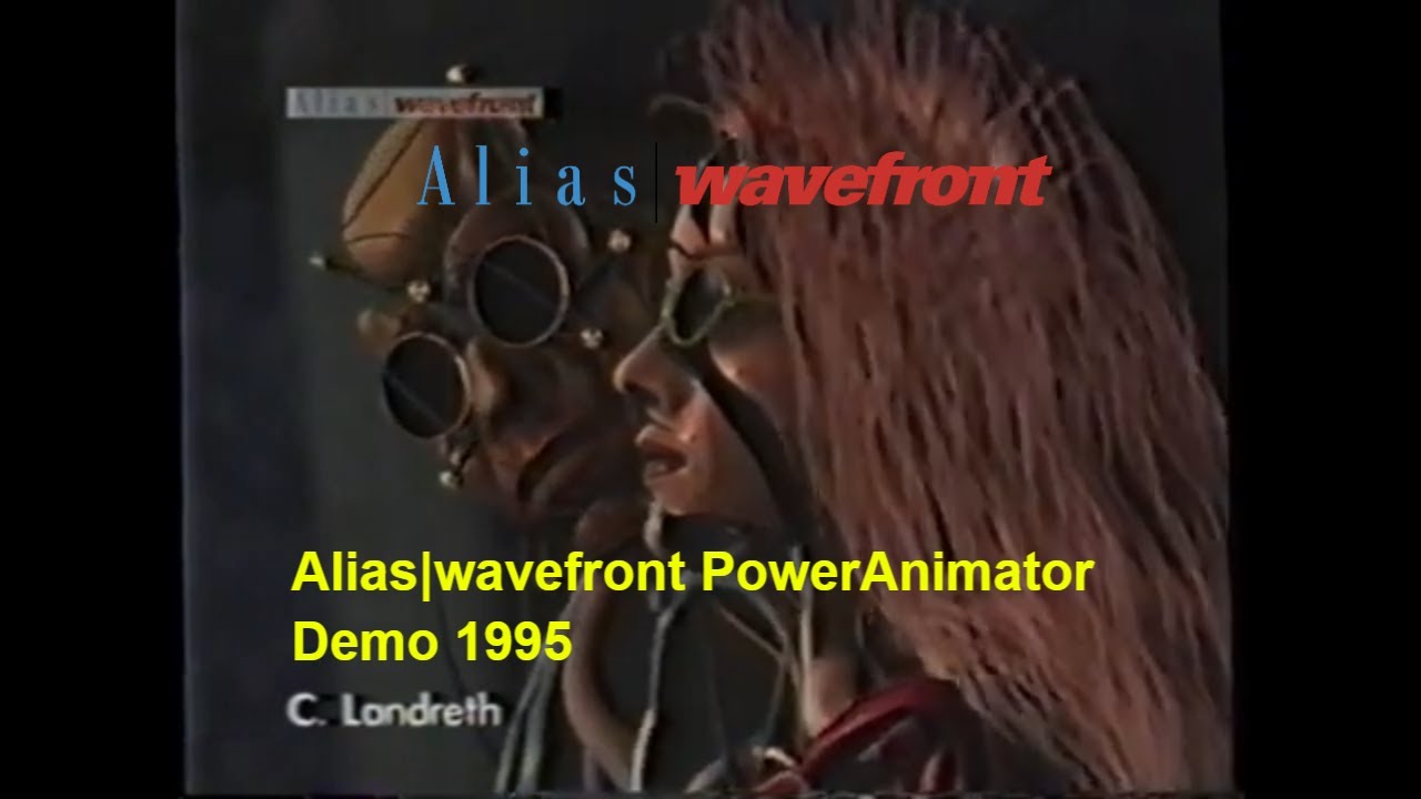Alias | wavefront PowerAnimator Demo 1995 - YouTube