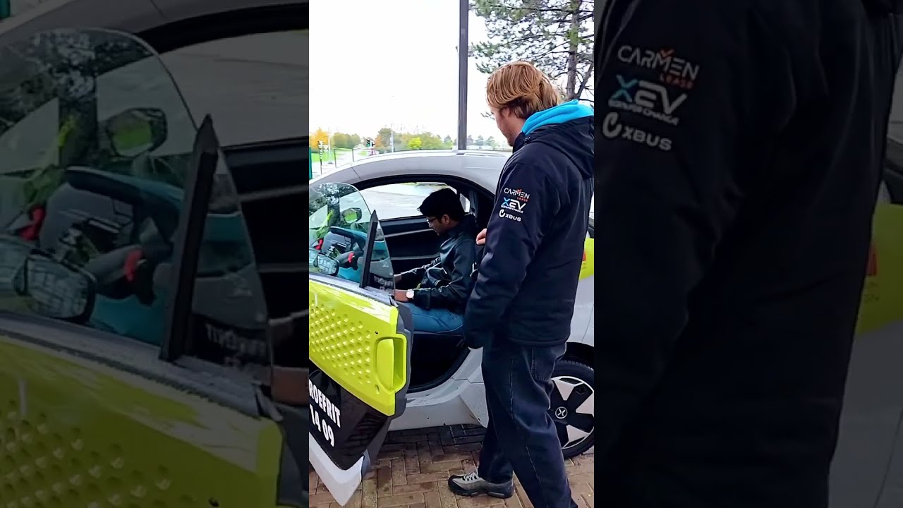 Test drive of Electric Micro Car at Amsterdam #Microcar #ElectricCar ...