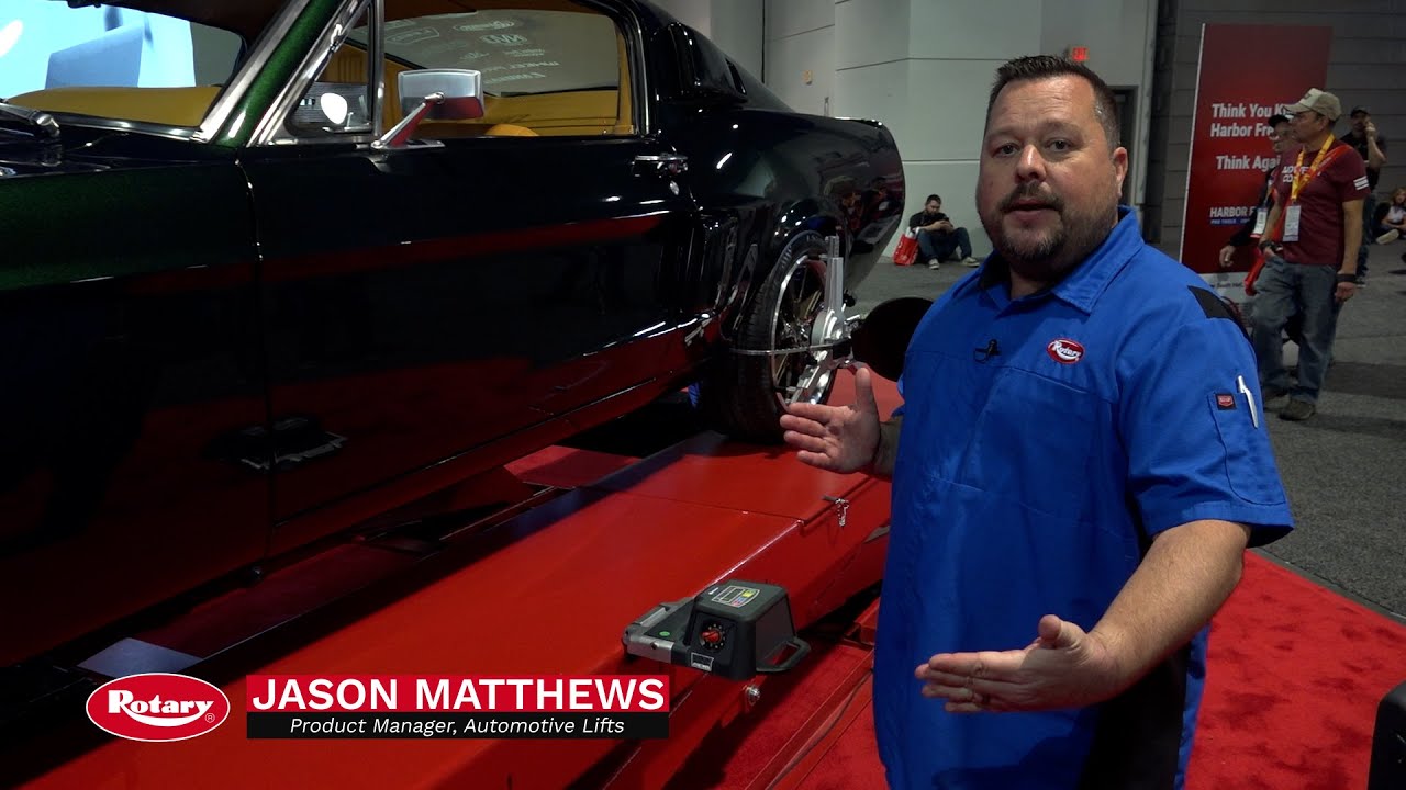 SEMA Rotary XA12 Alignment Lift Demo - YouTube