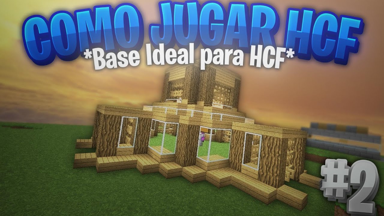CONSTRUYO la BASE IDEAL para JUGAR MINECRAFT HCF | COMO JUGAR HCF #2 ...