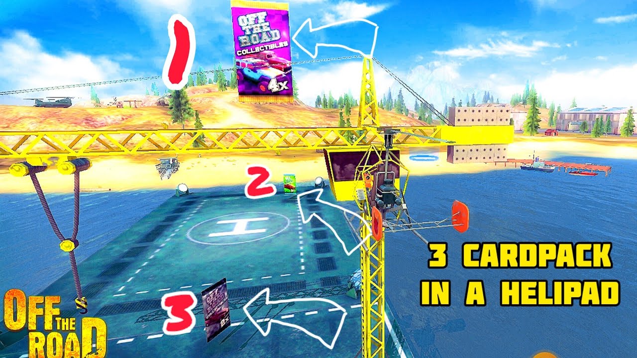 HELIPAD WITH THE MOST CARDPACK | OFF THE ROAD OPEN WORLD DRIVING GAME ...