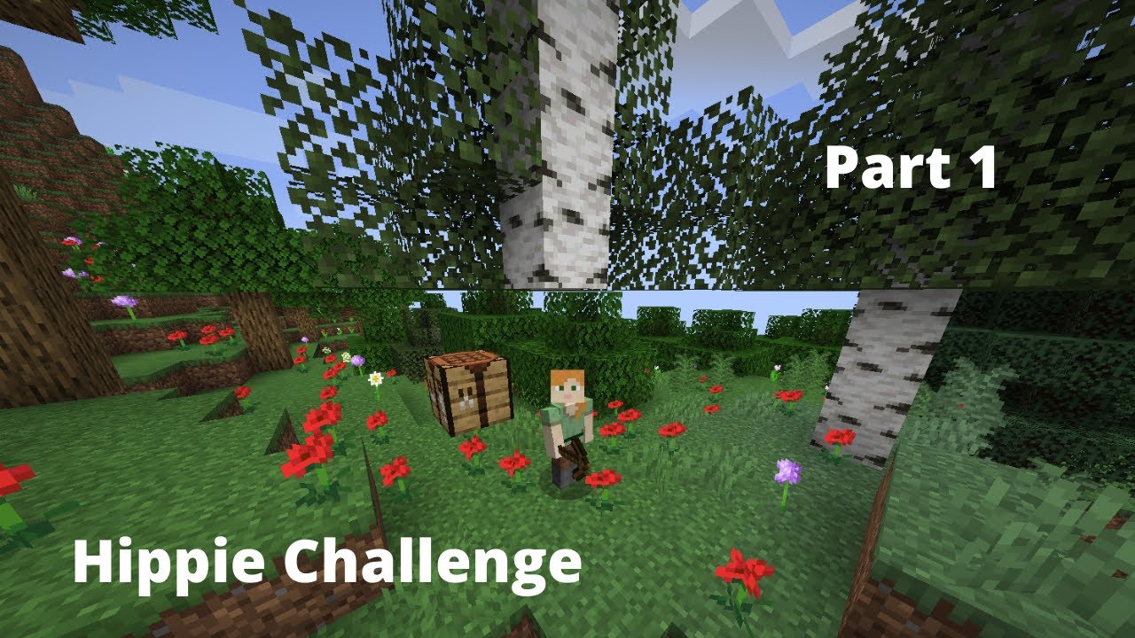 Minecraft Hippie Challenge (A Stampy Challenge) Part 1 - YouTube