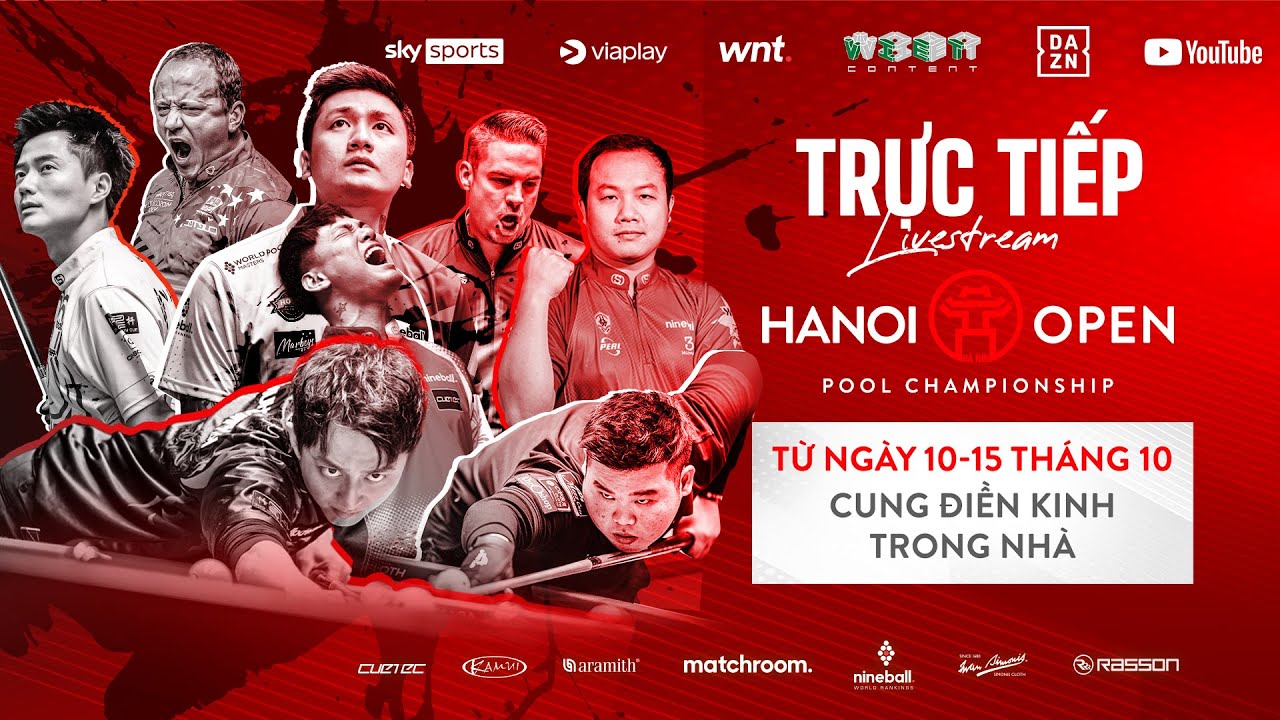 🔴Trực tiếp | 2023 Hanoi Open Pool Championship | Day 1 | TABLE TV ...