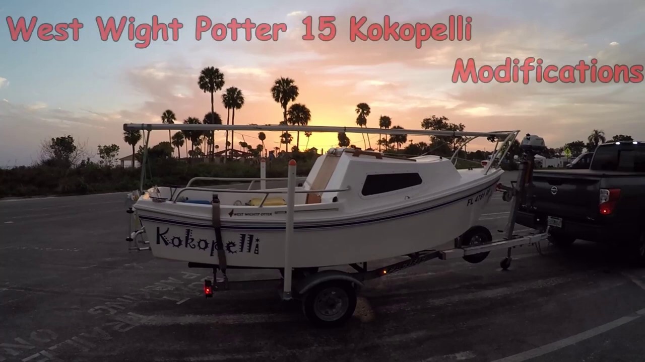 West Wight Potter 15 Modifications - YouTube