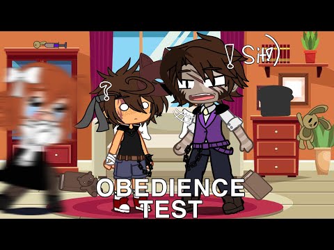OBEDIENCE TEST | afton family | gacha club ||JustPurple||