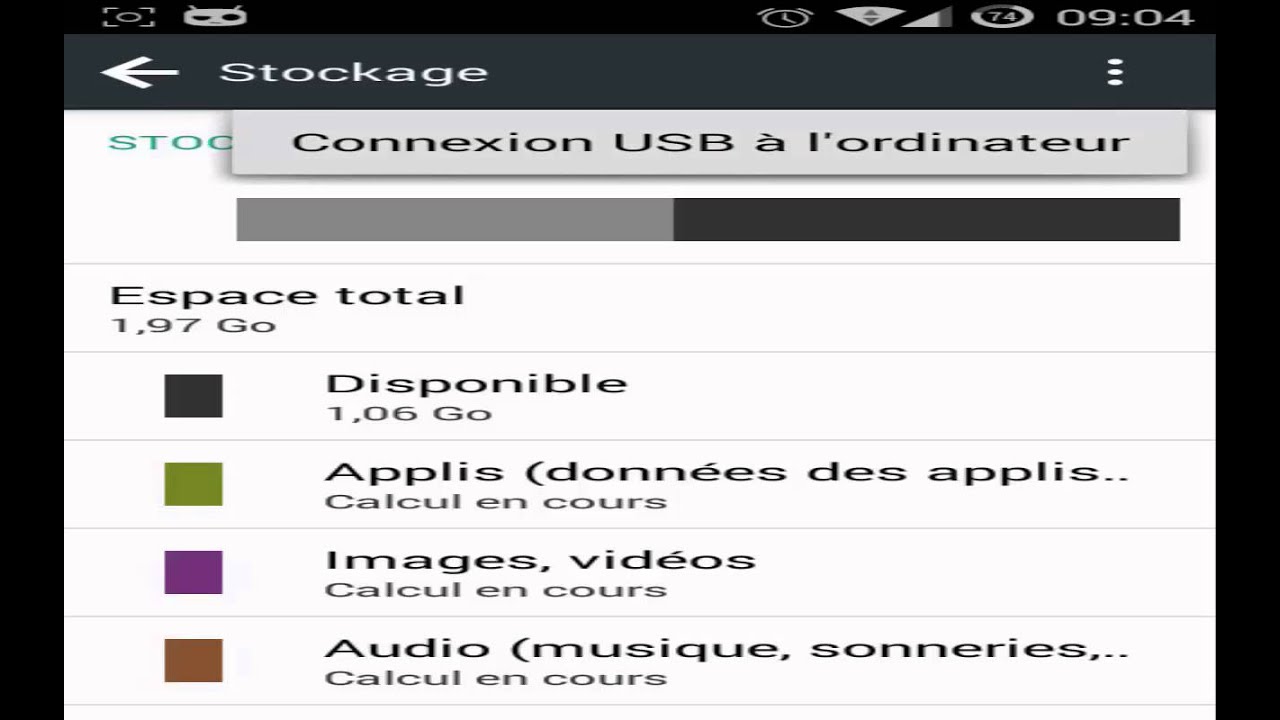 Enable Media device (MTP) USB mode on Android 4.4 (KitKat) - YouTube