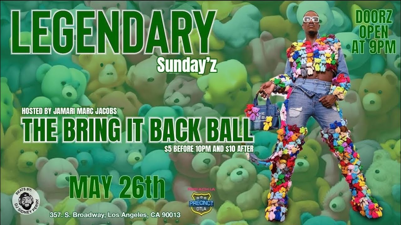 LEGENDARY SUNDAY’Z - THE BRING IT BACK BALL - 5/26/2024 - YouTube
