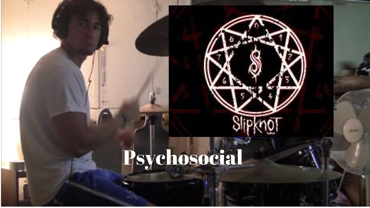 SLIPKNOT-Psychosocial-Drum Cover - YouTube