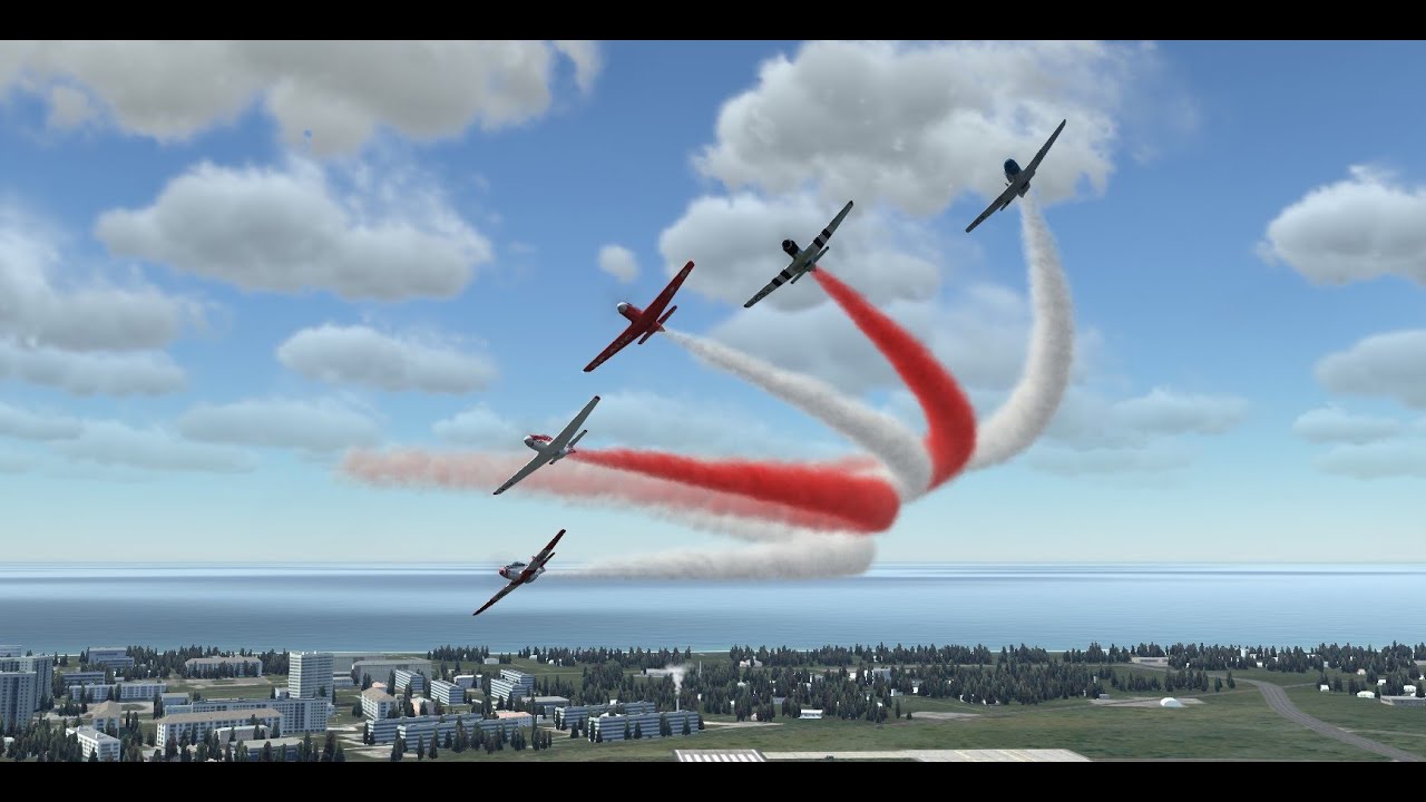 DCS: P-51D - Aerobatic Team (formation flying & aerobatics) - YouTube