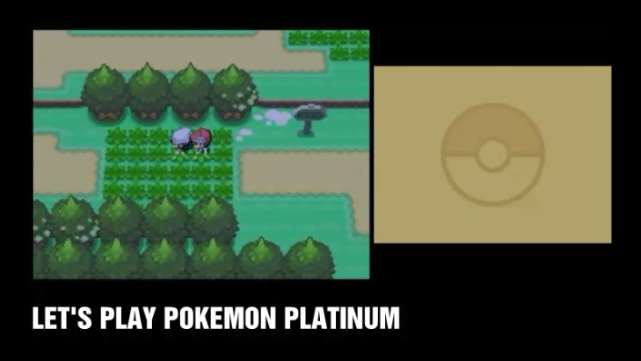 Let's Play Pokemon Platinum Ep2(Prof. Rowan Lab) - YouTube