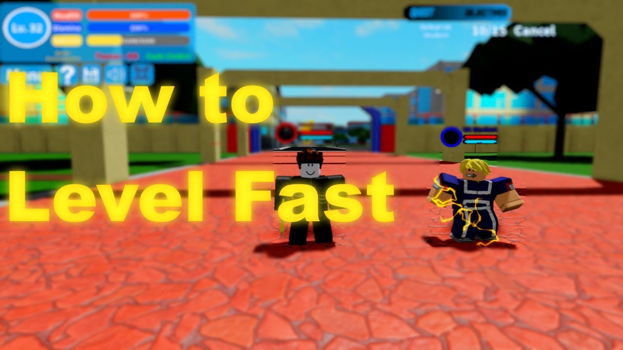 Boku No Roblox: How to Lvl up fast - YouTube
