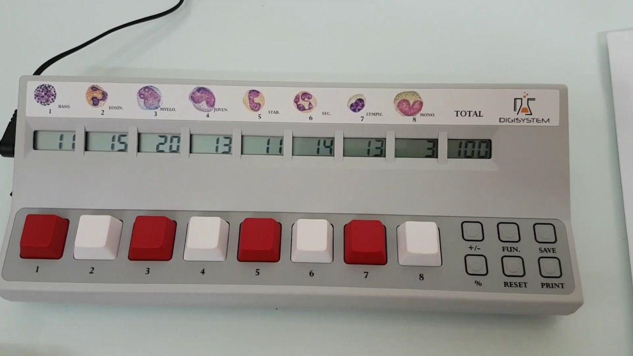 Contador de celulas blancas - YouTube