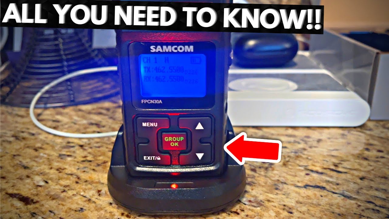 SAMCOM Two Way Radios Walkie Talkies Long Range (Full Review) - YouTube