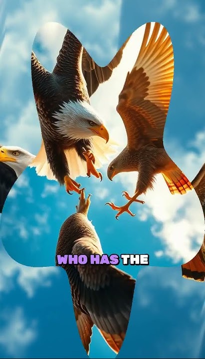 Bald Eagle vs Red Tailed Hawk – Aerial Combat! 🦅🔥 Who Rules the Skies ...