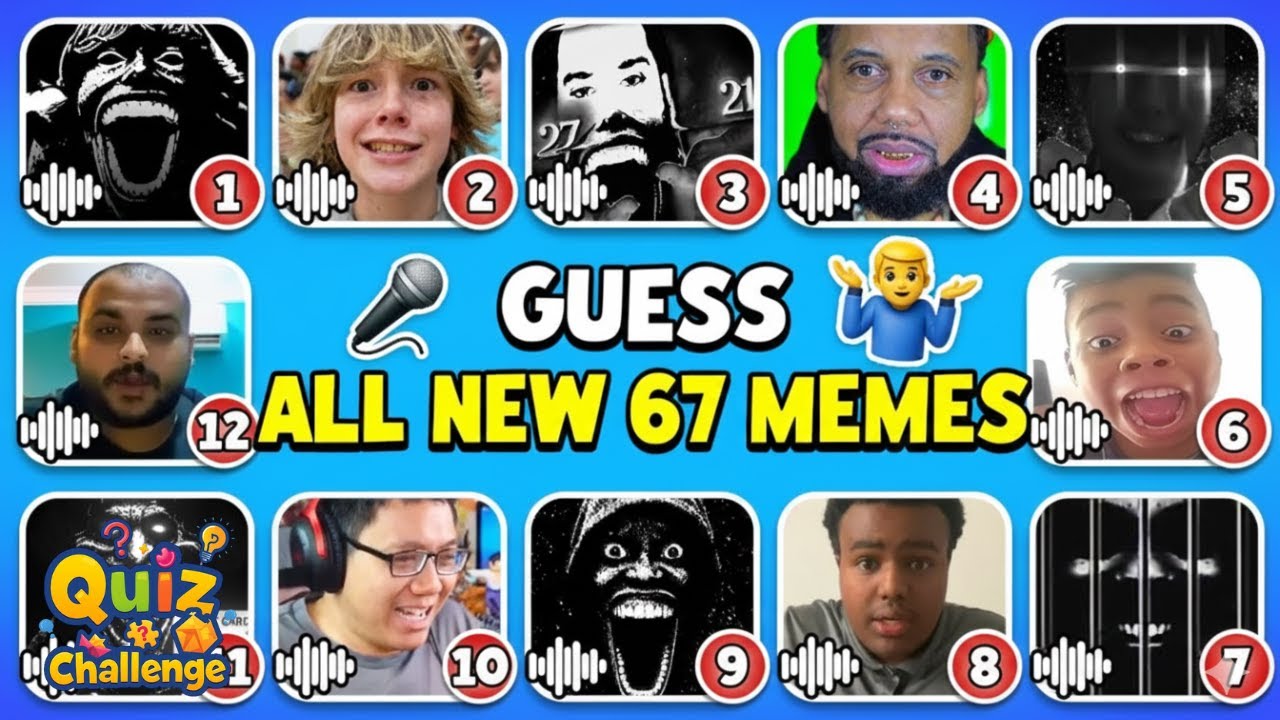 Guess ALL New 67 Memes Guess The Meme Original vs Edit 67, 2721, 421 ...