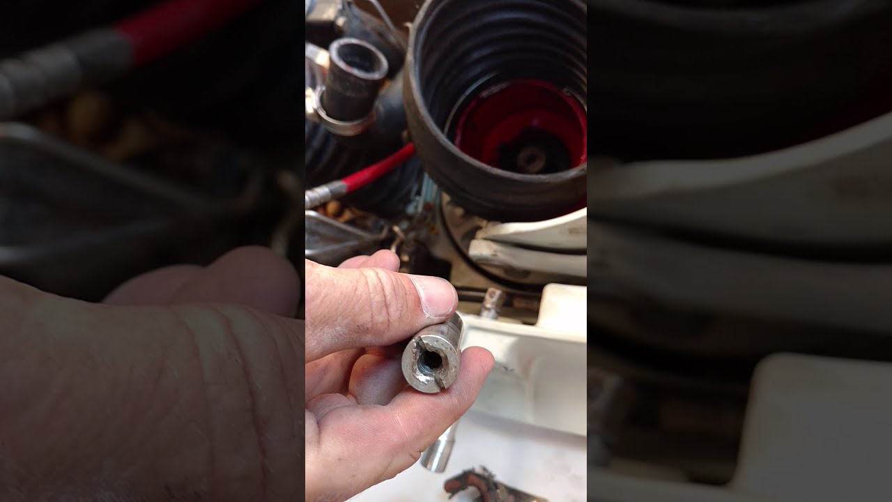 Volvo penta 270 280 290 hoist pin removal - stern drive - YouTube