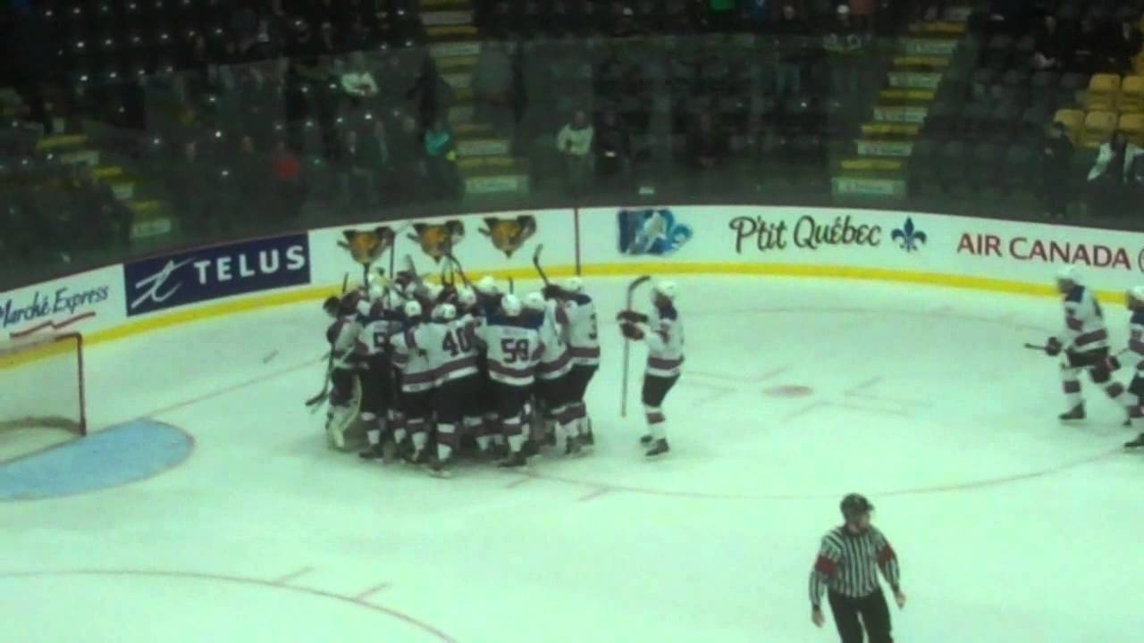 Team USA Goaltender Chris Birdsall Shootout Save at 2013 World Under-17 ...