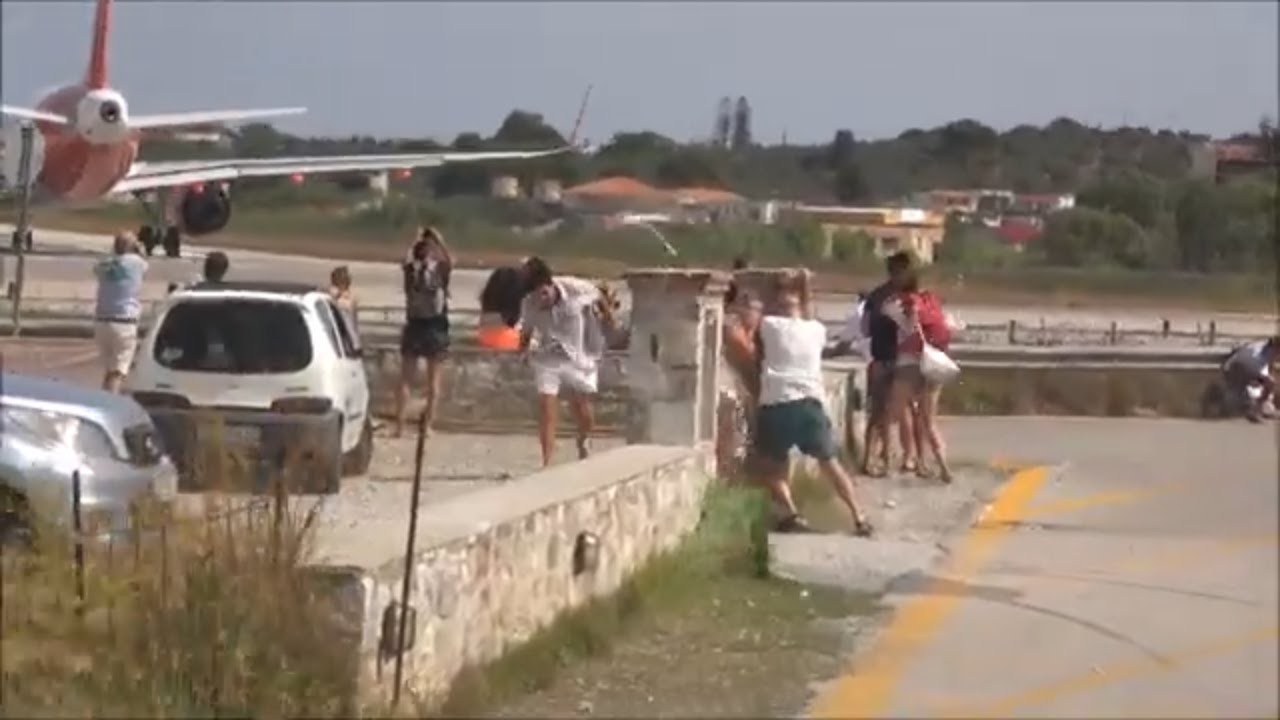 Skiathos Island Airport JSI Plane Spotting - YouTube