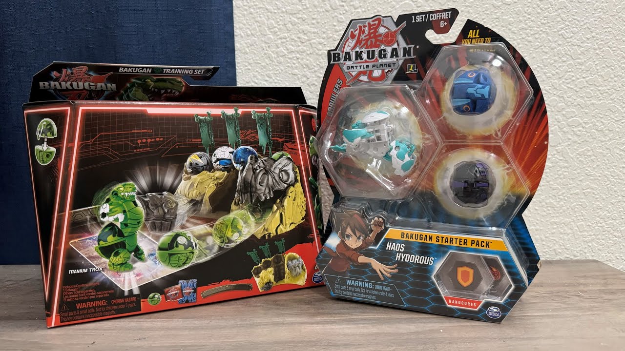 Bakugan Titanium Trox Unboxing Trainning Set. - YouTube