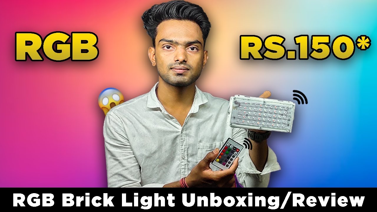 RGB Brick Light Unboxing and Setup RGB Brick Light Unboxing - YouTube