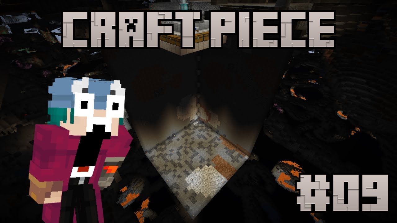MINEREI UM PEDAÇO DO MUNDO NO MINECRAFT! CRAFT PIECE #09 - YouTube