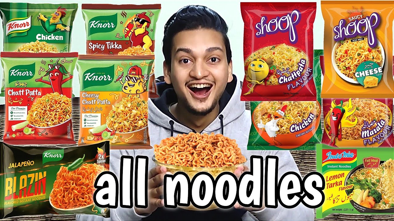 Mixing Every Noodles And Trying 😂 - YouTube