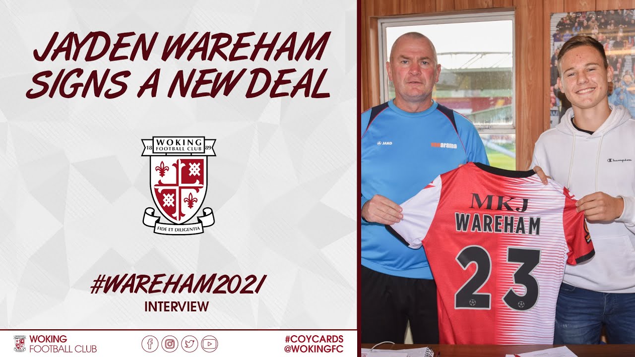 Jayden Wareham Signs a New Deal | #Wareham2021 - YouTube