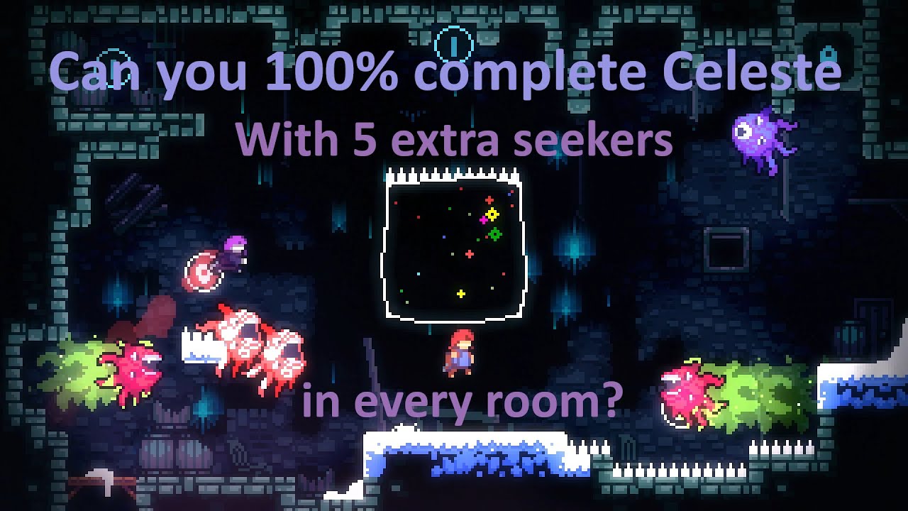Can you beat Celeste with 5 seekers in every room? (part 1) - YouTube