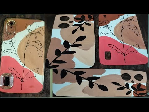 DIY|| paper phone cover || aesthetic phone cover || phone cover ideas ...