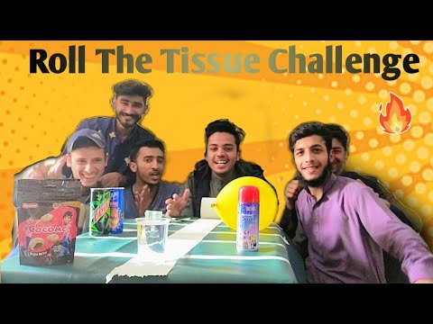 Roll the tissue challenge || Win the prizes || Friends lobby vlogs ...