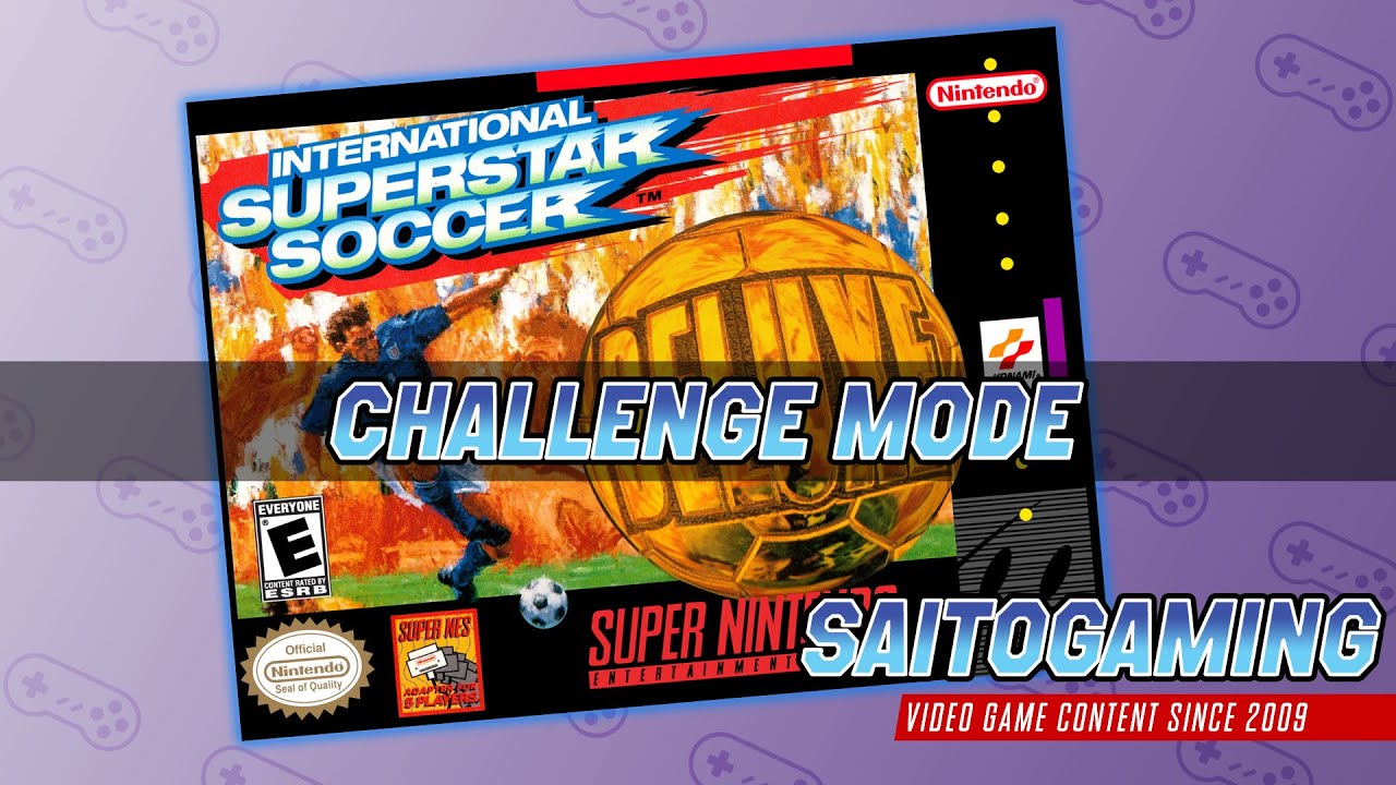 International Superstar Soccer DELUXE (SNES) - Training Challenge Mode ...