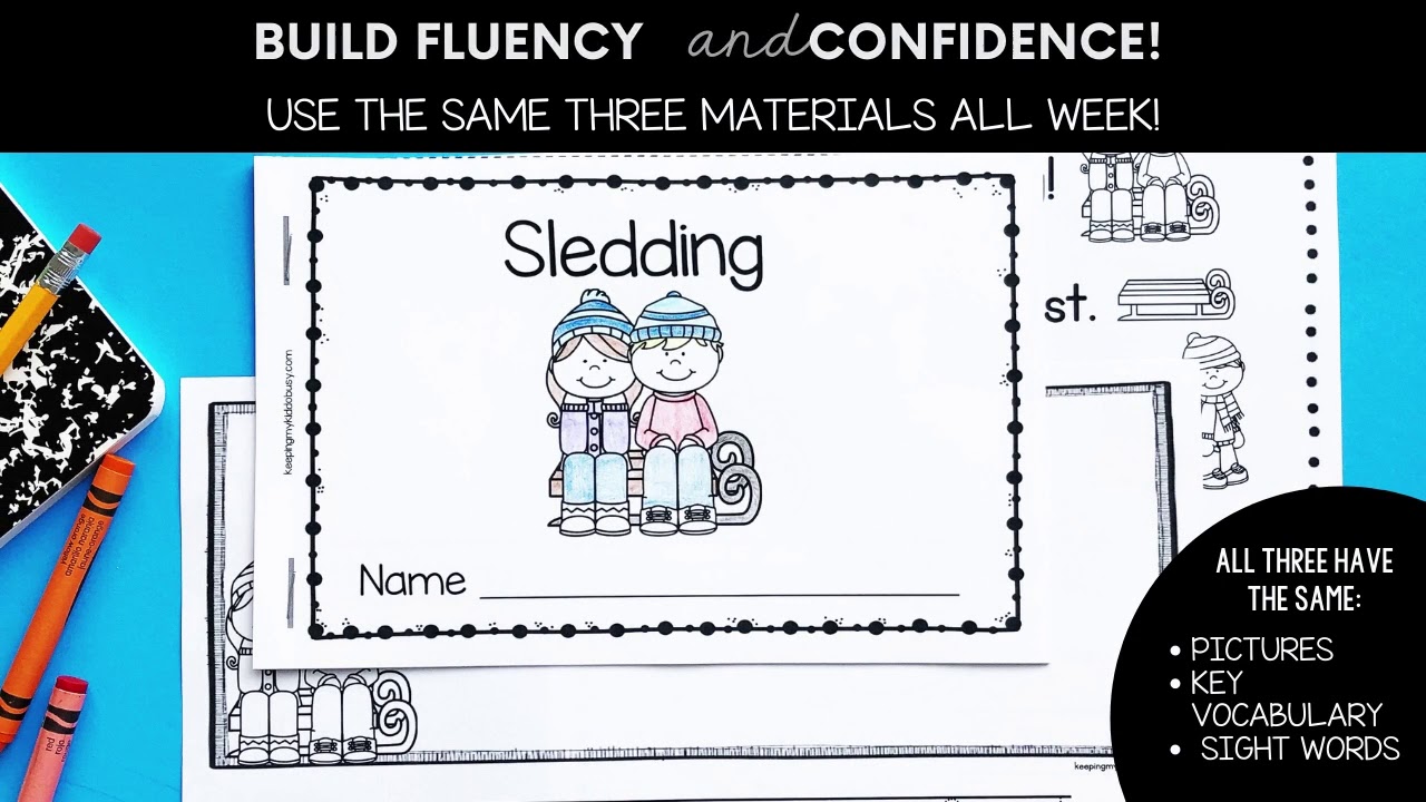 Kindergarten January Guided Reading - FREE comprehension activity ...