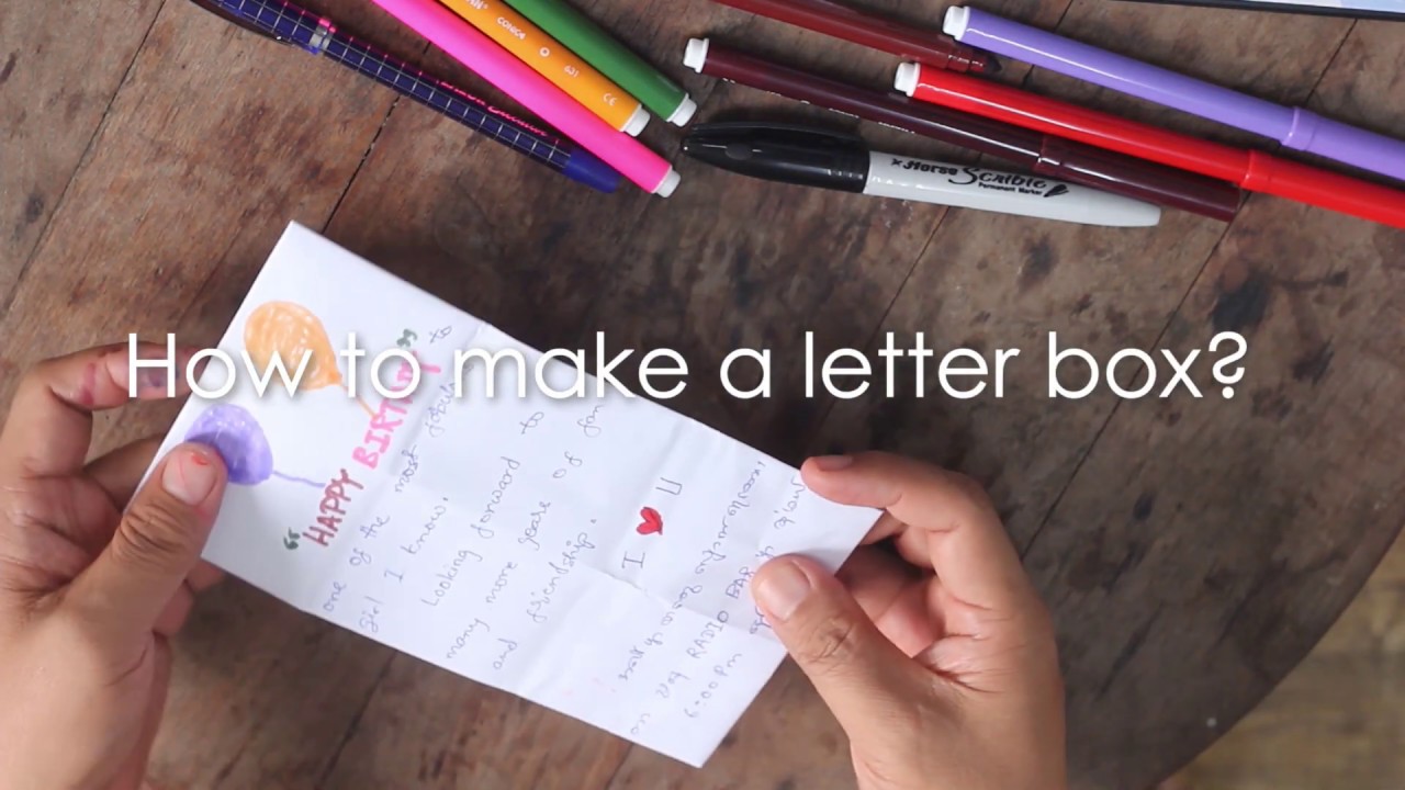 DIY message box | Paper Craft - YouTube