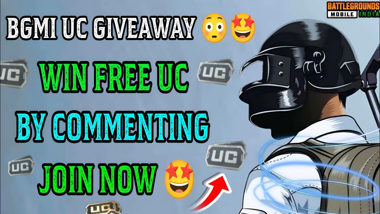 BGMI UC GIVEAWAY IS HERE | WIN FREE UC IN BGMI | BGMI GIVEAWAY | TAMIL ...