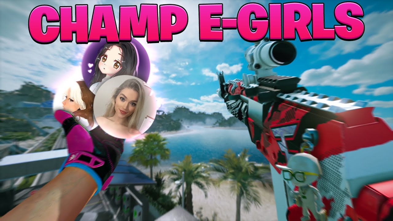 I Hired CHAMP E-Girls To Carry Me In Rainbow Six Siege - YouTube