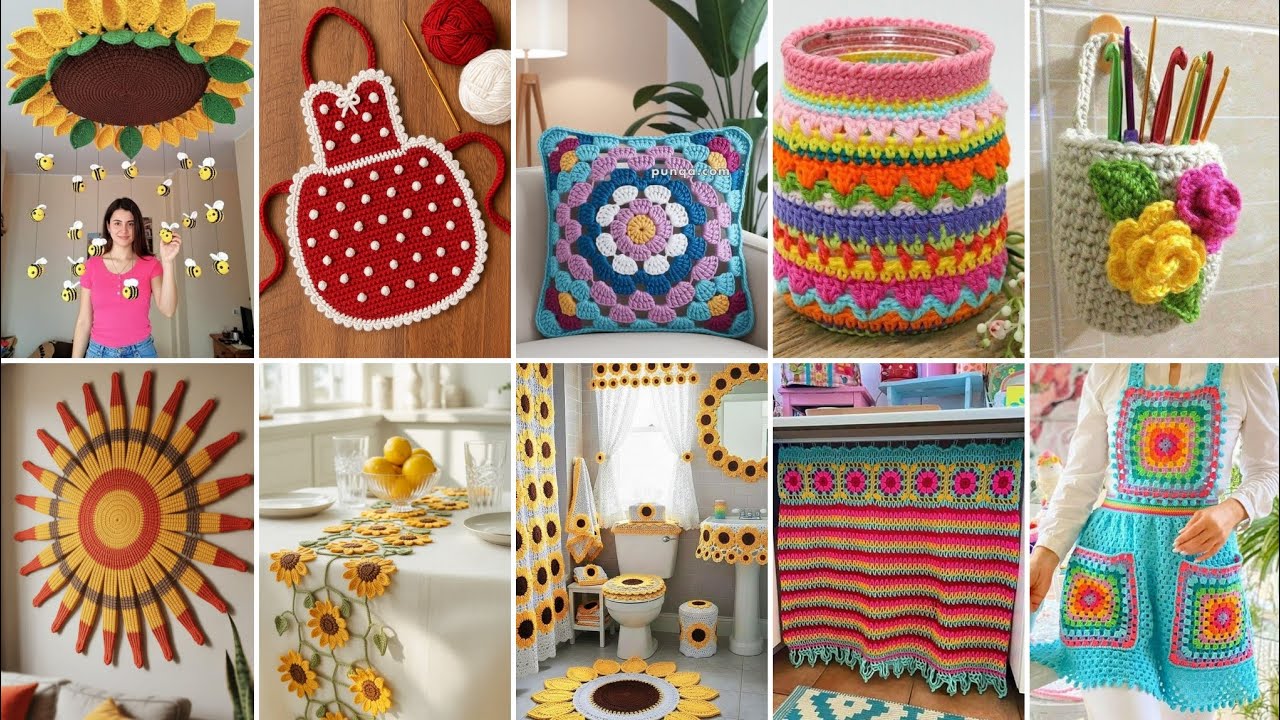 Latest Crochet Handmade Items And Design | Crochet Home Decor Ideas ...