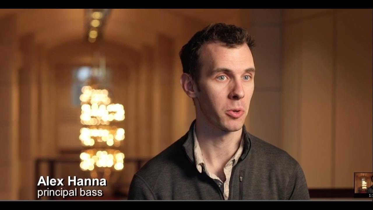 CSO Principal Bass Alex Hanna on Bruckner - YouTube
