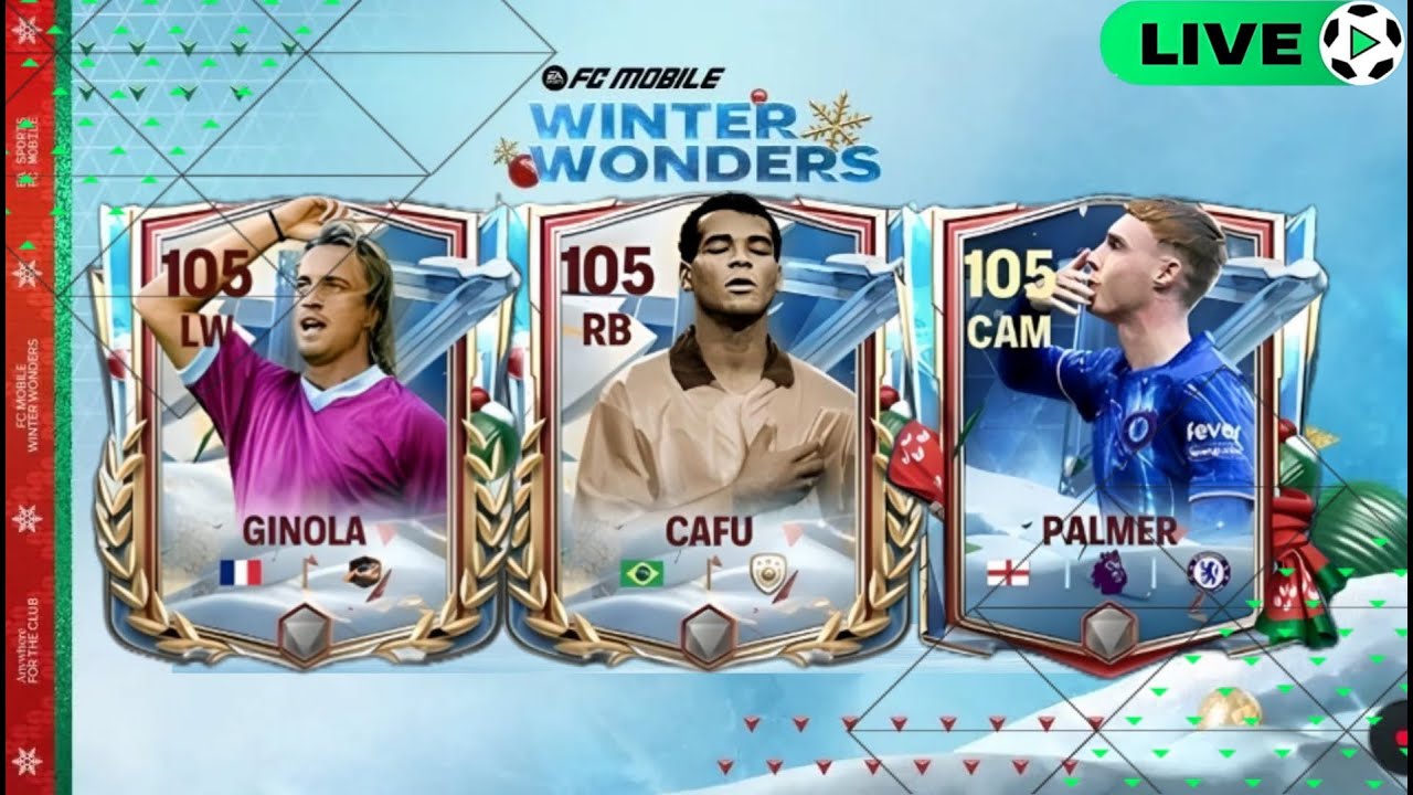 FC Mobile Winter Wonders Event Pack Opening | Playing FC Mobile Live ...