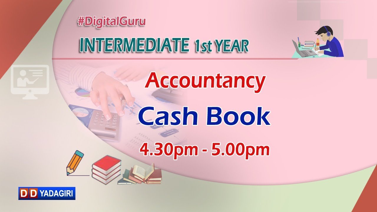 1st Inter Commerce || Cash Book || Intermediate Education || January 12 ...