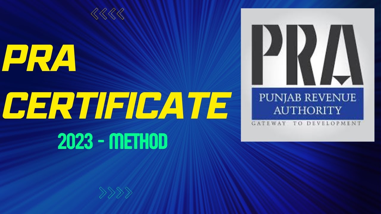HOW TO GET PRA CERTIFICATE 2023 - YouTube