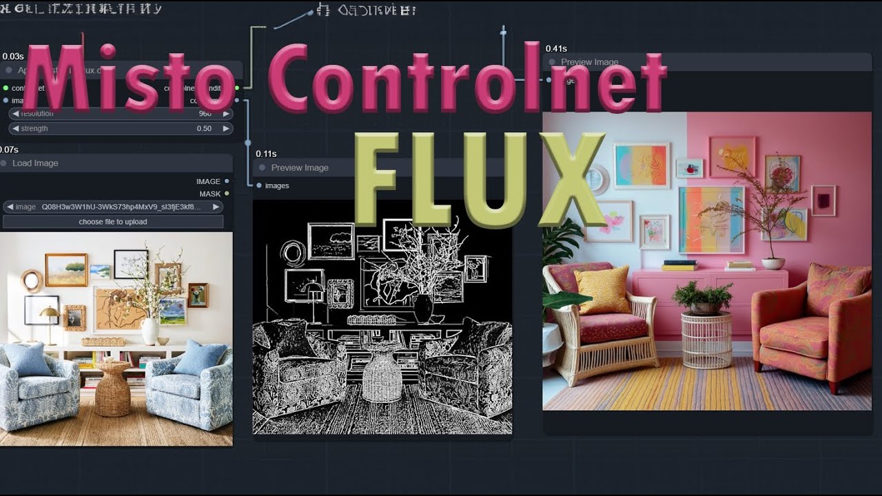 Misto Controlnet Flux workflow in ComfyUI - YouTube