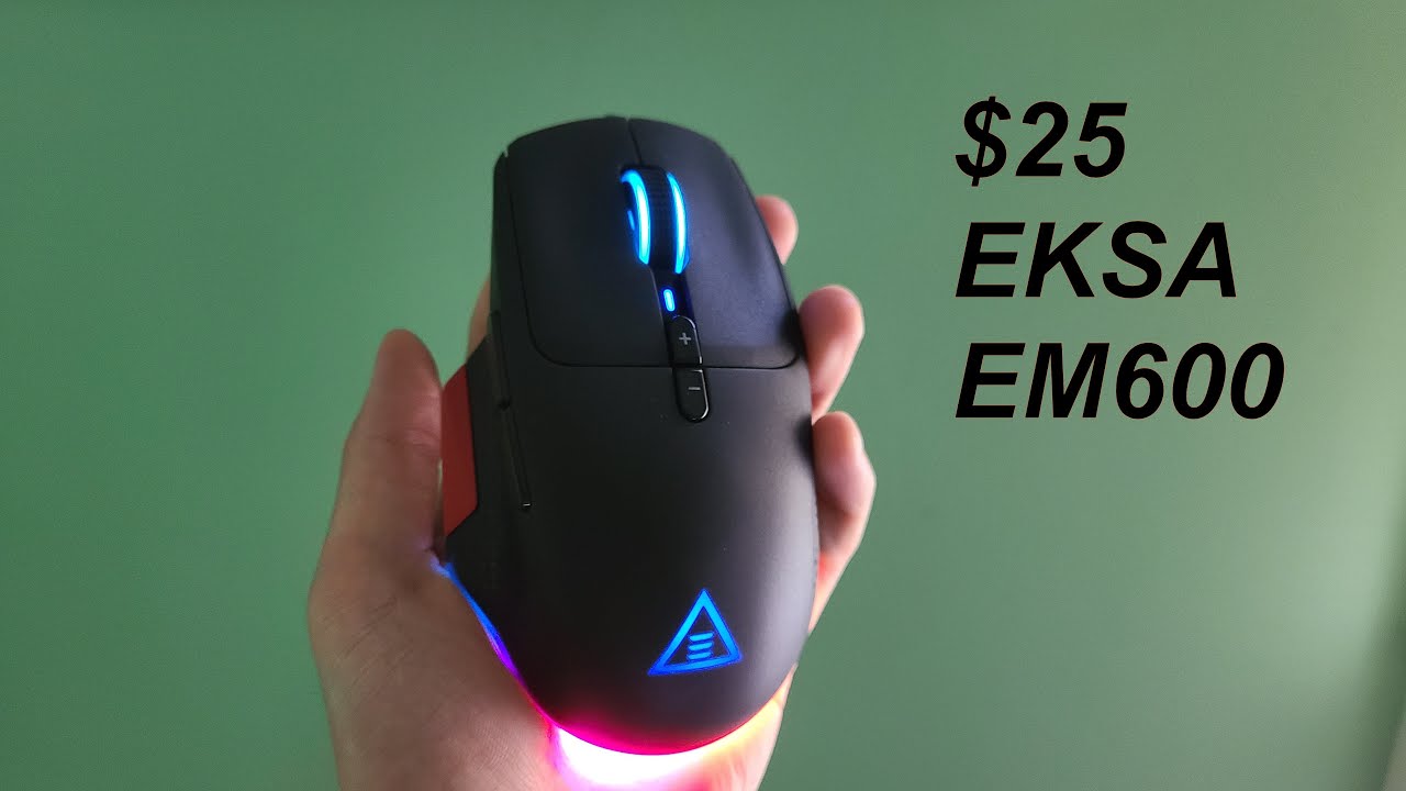 BEST BUDGET GAMING MOUSE - EKSA EM600 Full Review - Budget Mouse with ...