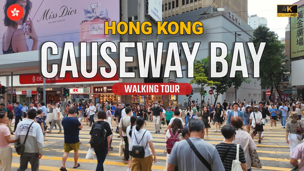 🇭🇰 Causeway Bay Walking Tour | Explore Hong Kong’s Most Lively District ...