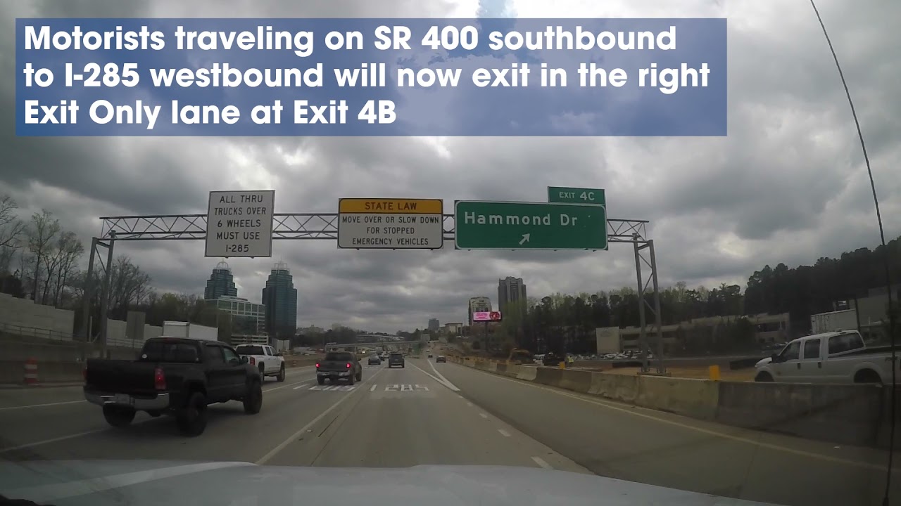 Map Of Highway 400 Atlanta Georgia 400 To Get New Express Lanes