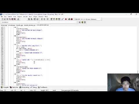 tugas mata kuliah struktur data (linked list) - YouTube