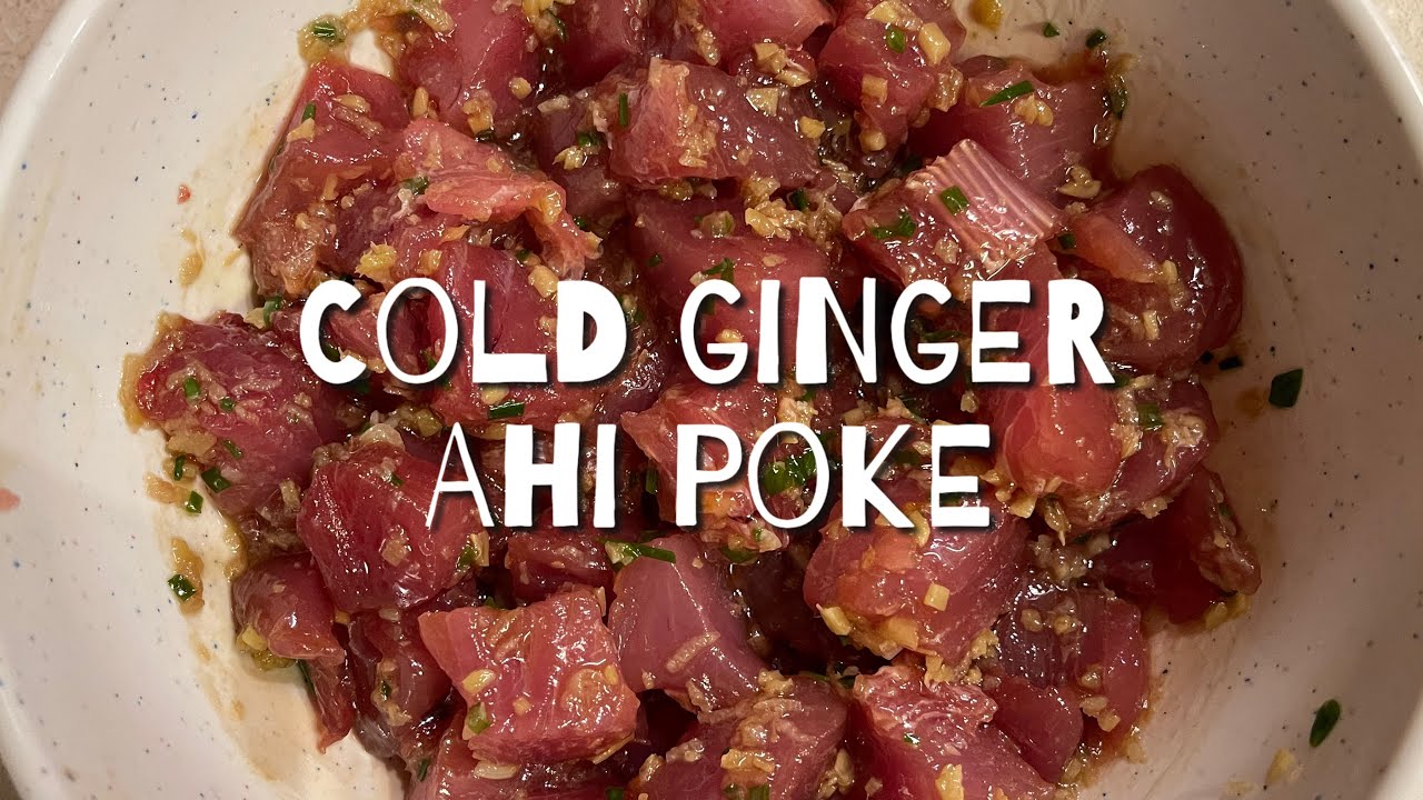 Cold Ginger Ahi Poke! - @pineappletophawaii ple - YouTube