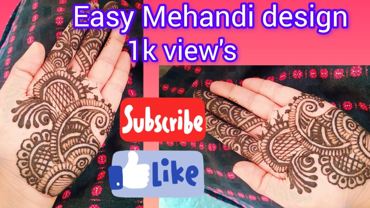 #Easy Mehandi design for learner's|| easy Mehandi design - YouTube