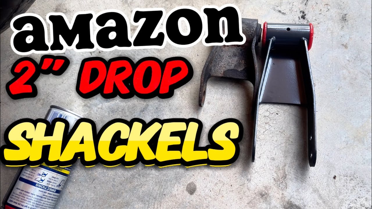 How to install 2” drop shackels on a obs - YouTube