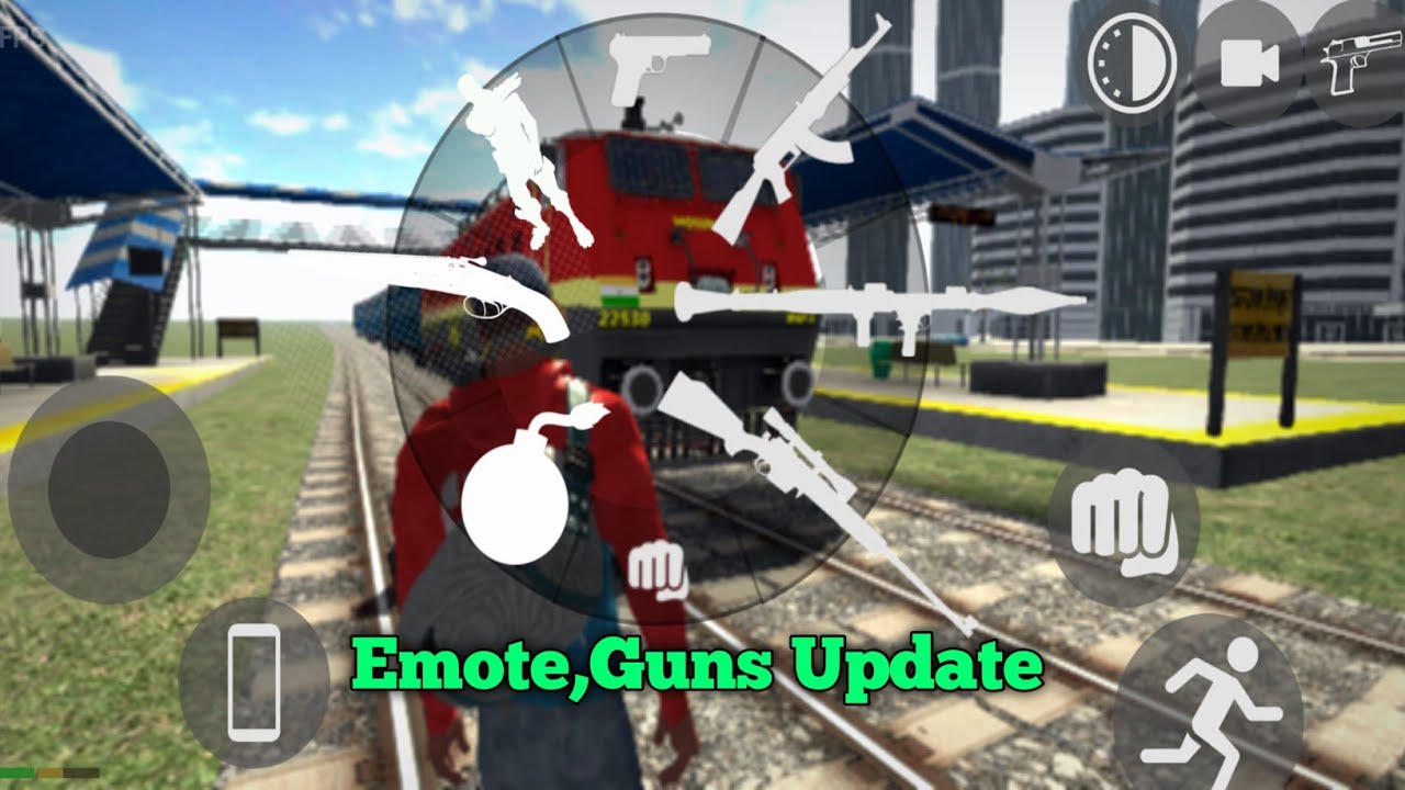 new emote Update🤩Indian bikes driving 3d ||Guns का update - YouTube