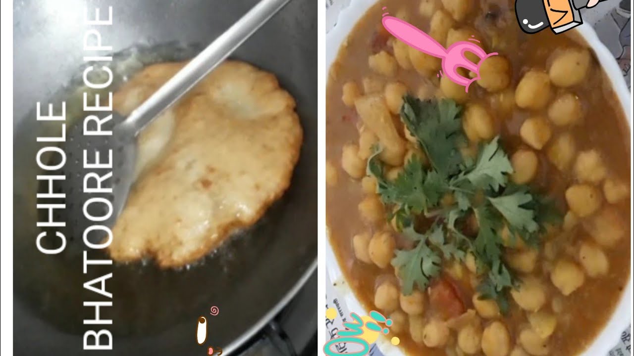 Chhole bhatoore recipe - YouTube